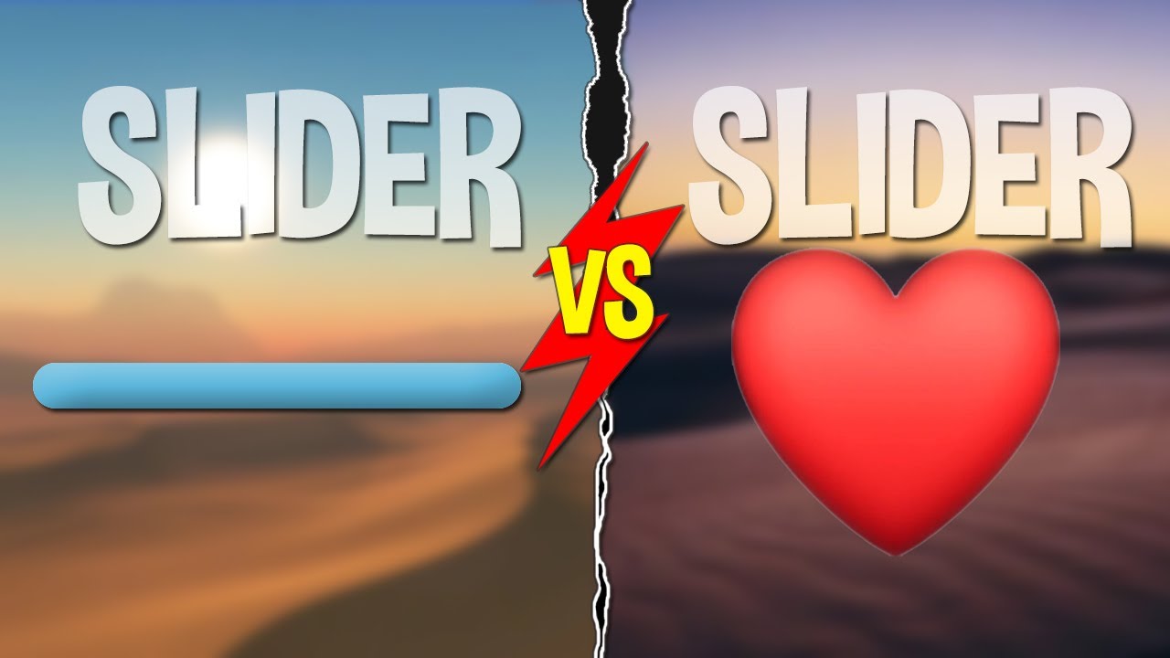 Sliders Personalizados para tu vida ️ - YouTube