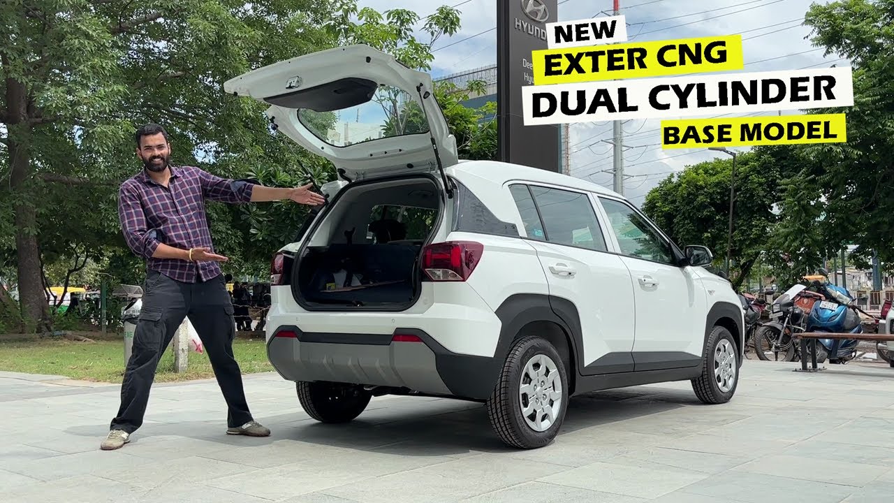 *Two Cylinder & More Boot* All-New Hyundai Exter CNG S | Base Model ...
