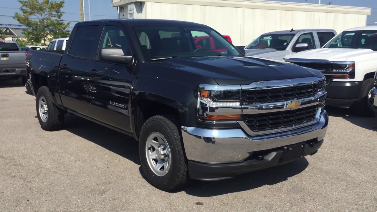 2018 Chevrolet Silverado 1500 Crew Cab Work Truck Graphite Metallic Roy ...
