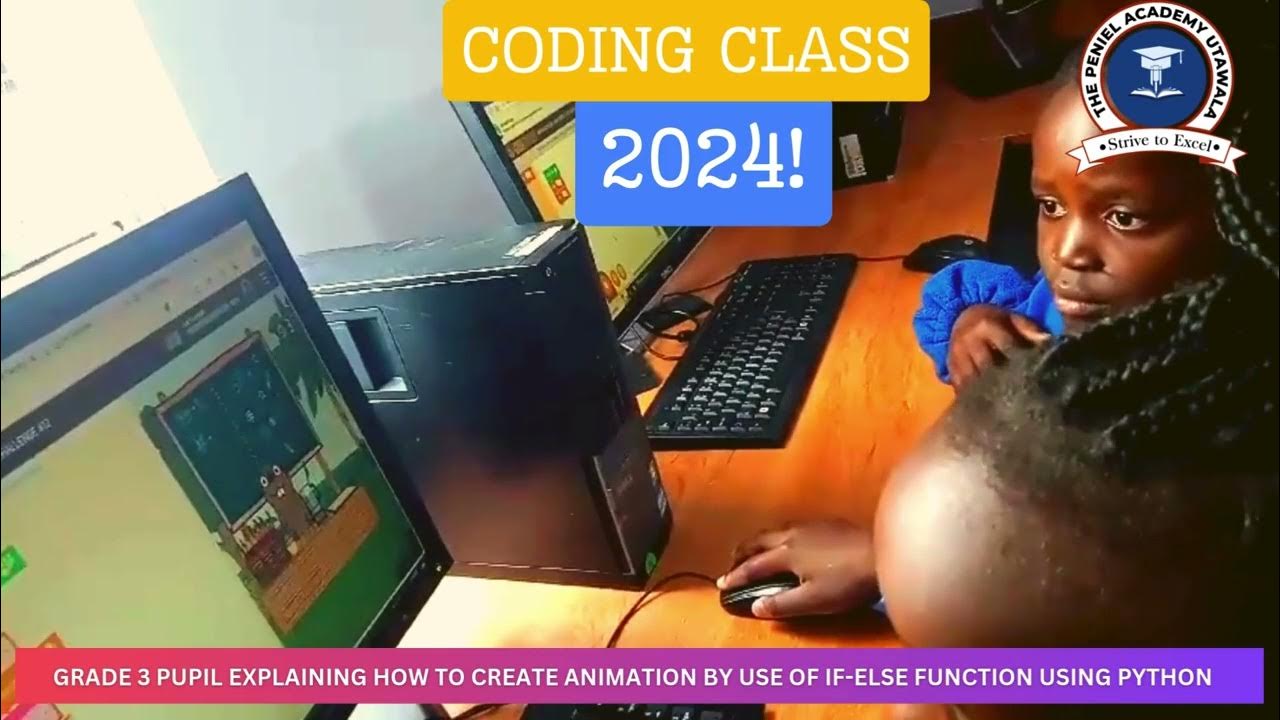 KIDS CREATING ANIMATIONS USING PYTHON PROGRAMMING - YouTube
