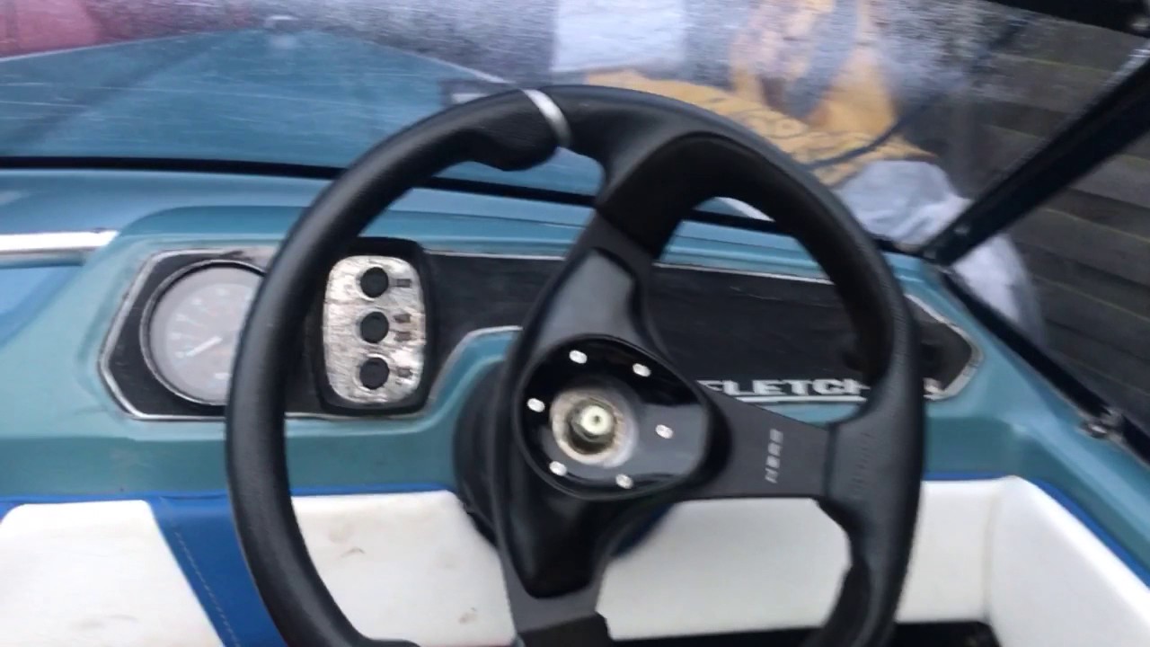 Fletcher arrowflyte 14 foot speed boat - YouTube