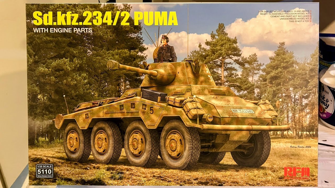 I Got RFM new PUMA SD.KFZ.234/2!! Awesome!! - YouTube