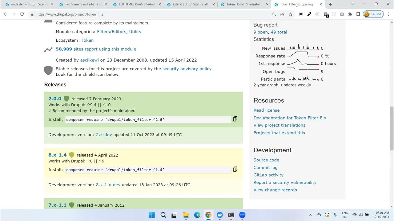 How to use Token Filter Module in DRupal 10 - YouTube