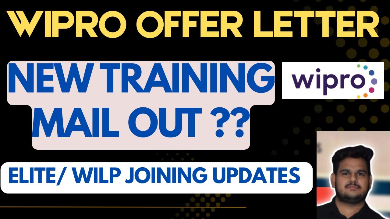 Wipro Onboarding update news | Wipro Offer letter, Pre Training Mail ...