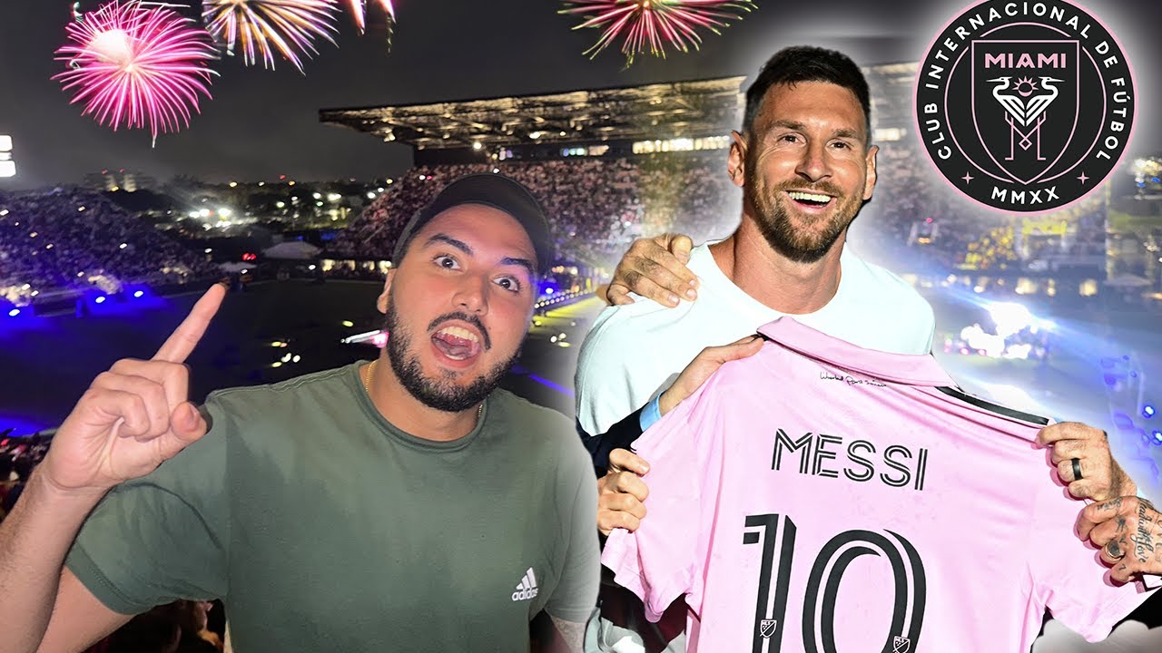 Así se vivió la PRESENTACIÓN de LIONEL MESSI en MIAMI con TORMENTA ...