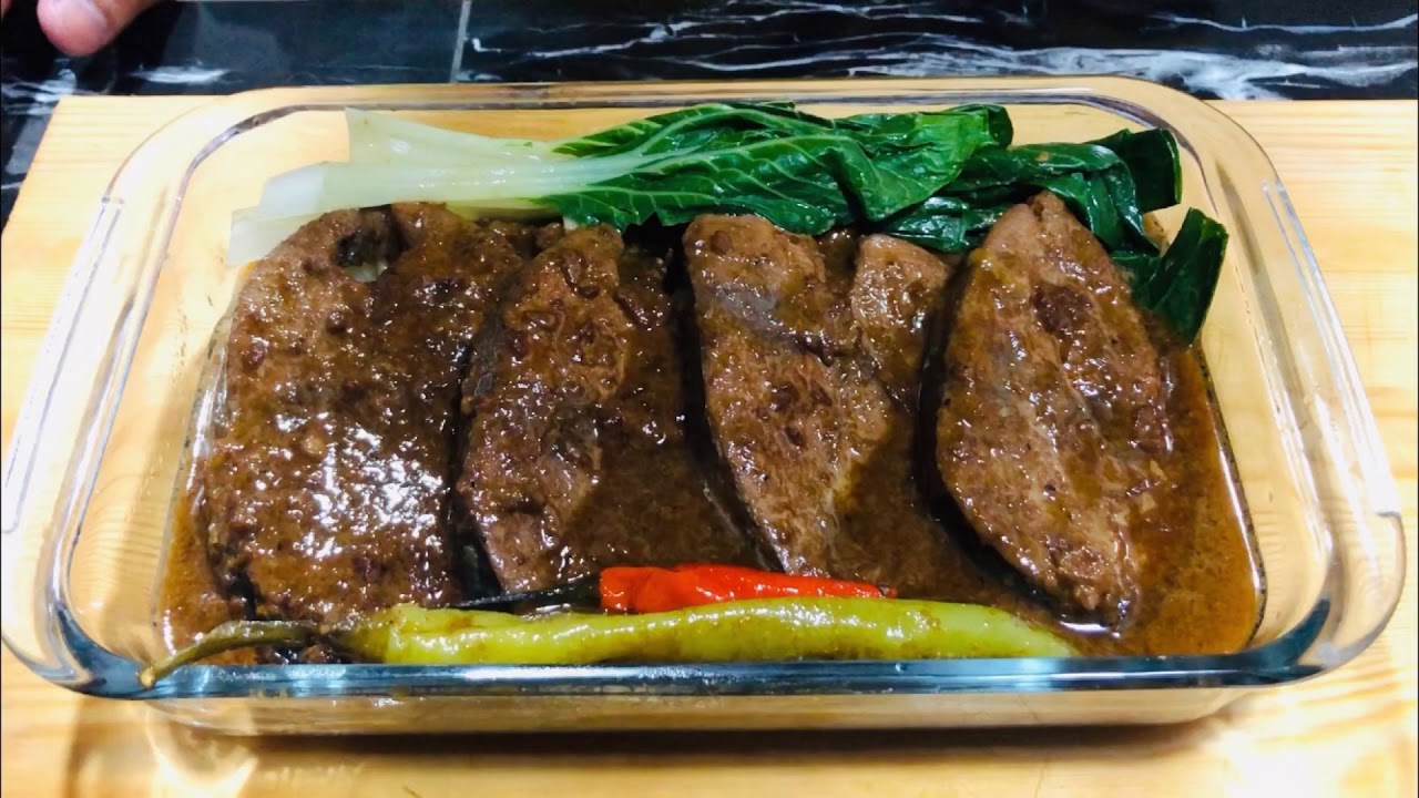 My Version of Adobong Albakora Sa Gata - YouTube