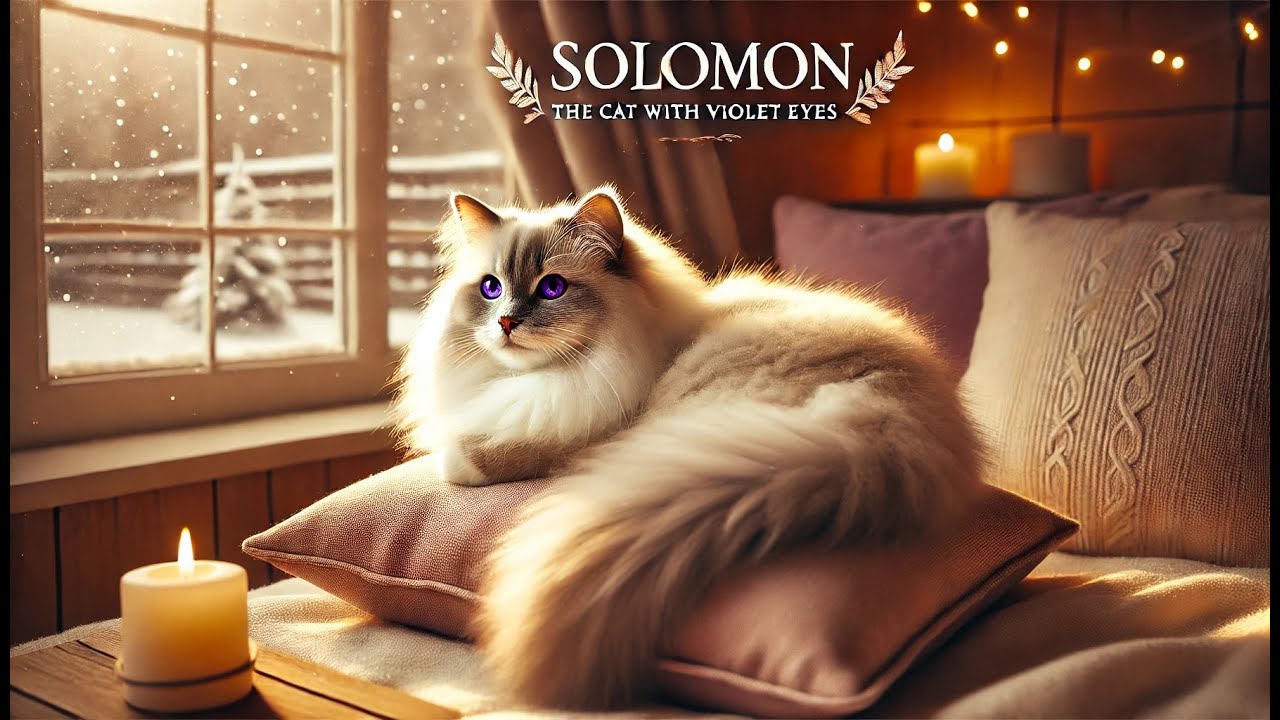 Solomon: The Cat with Violet Eyes - YouTube