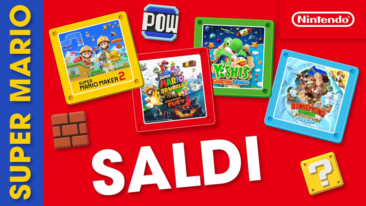 Saldi Super Mario – Prima tornata fino al 19 aprile 2023! - YouTube