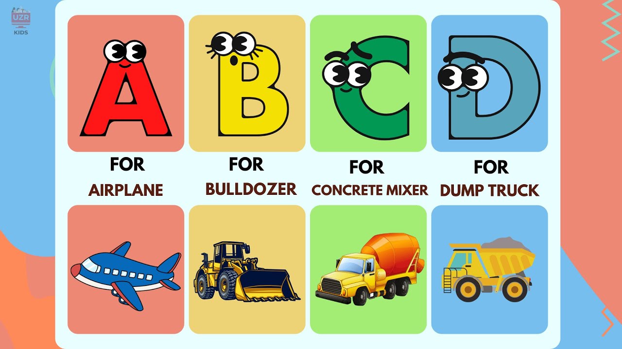 ABC Vehicles Song for Kids | A to Z Transport Phonics Fun ️🚒| Learn ...