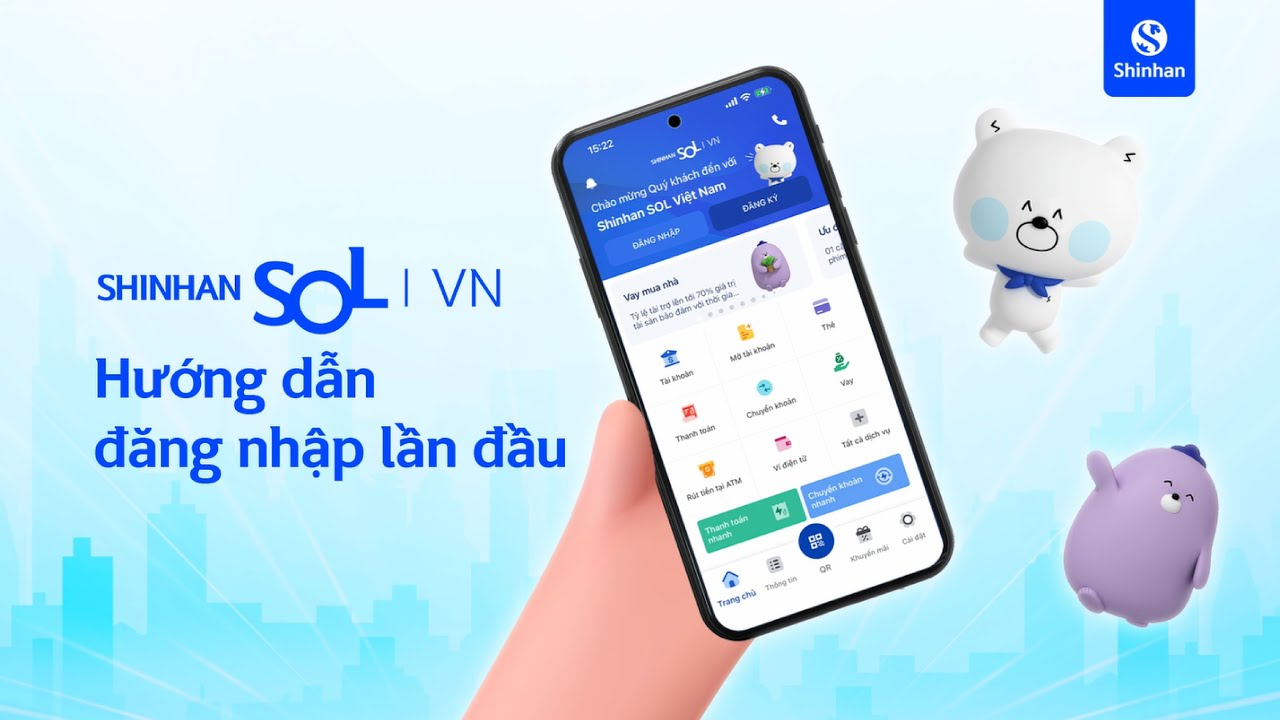 Hướng dẫn đăng nhập lần đầu ứng dụng Shinhan SOL Việt Nam | Shinhan ...