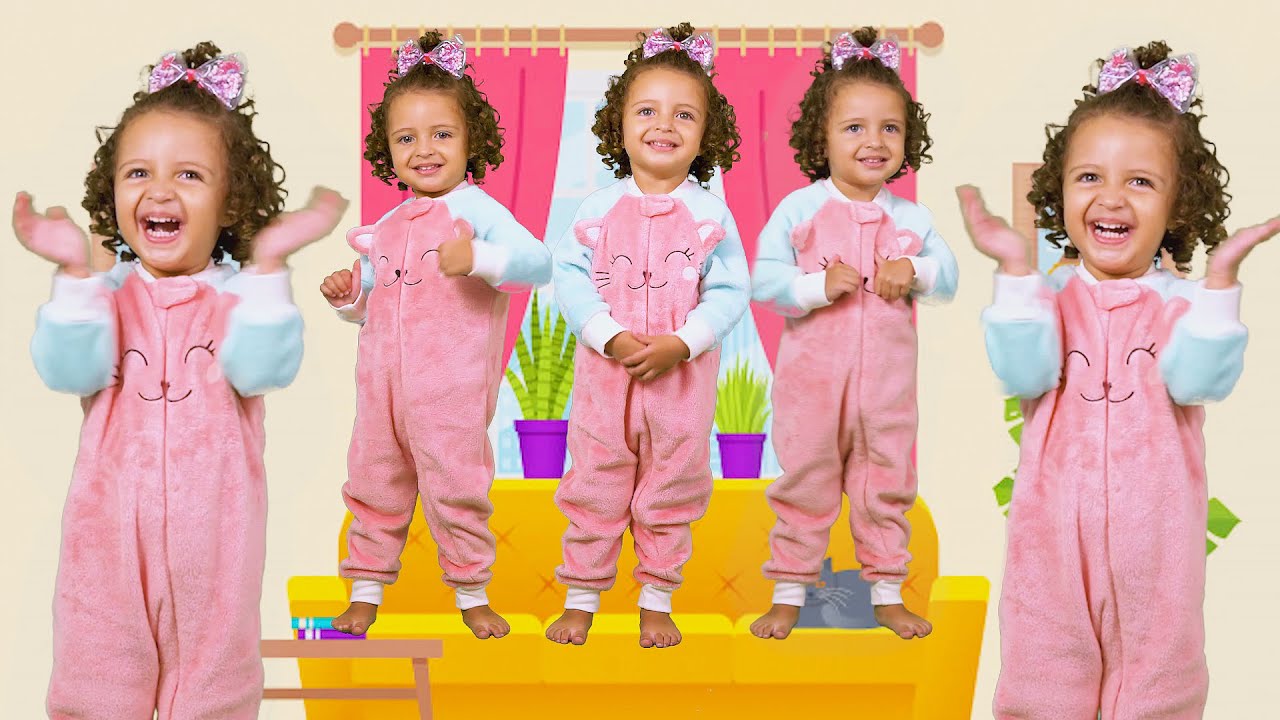 Cinco Macaquinhos pulando na Cama - Música Infantil - YouTube
