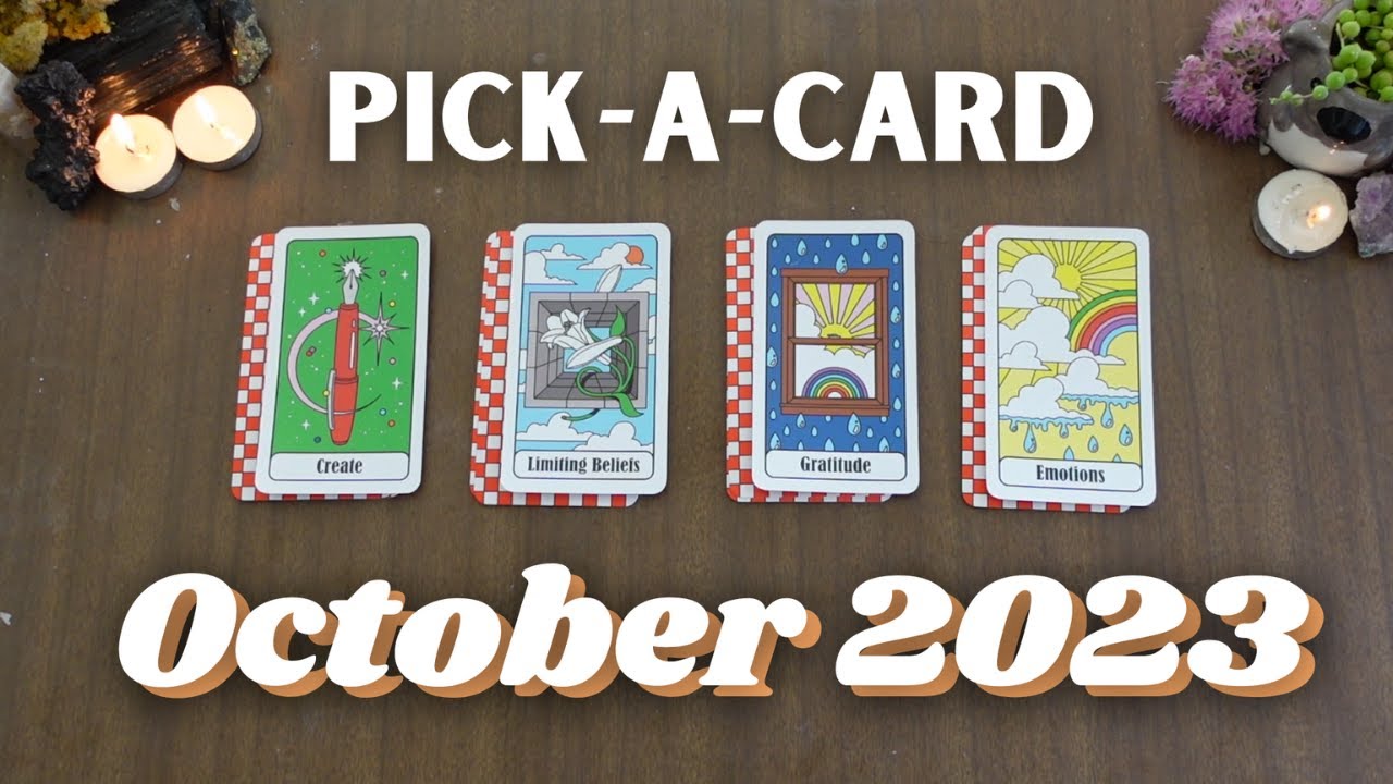 OCTOBER TAROT READING PICK A CARD - YouTube