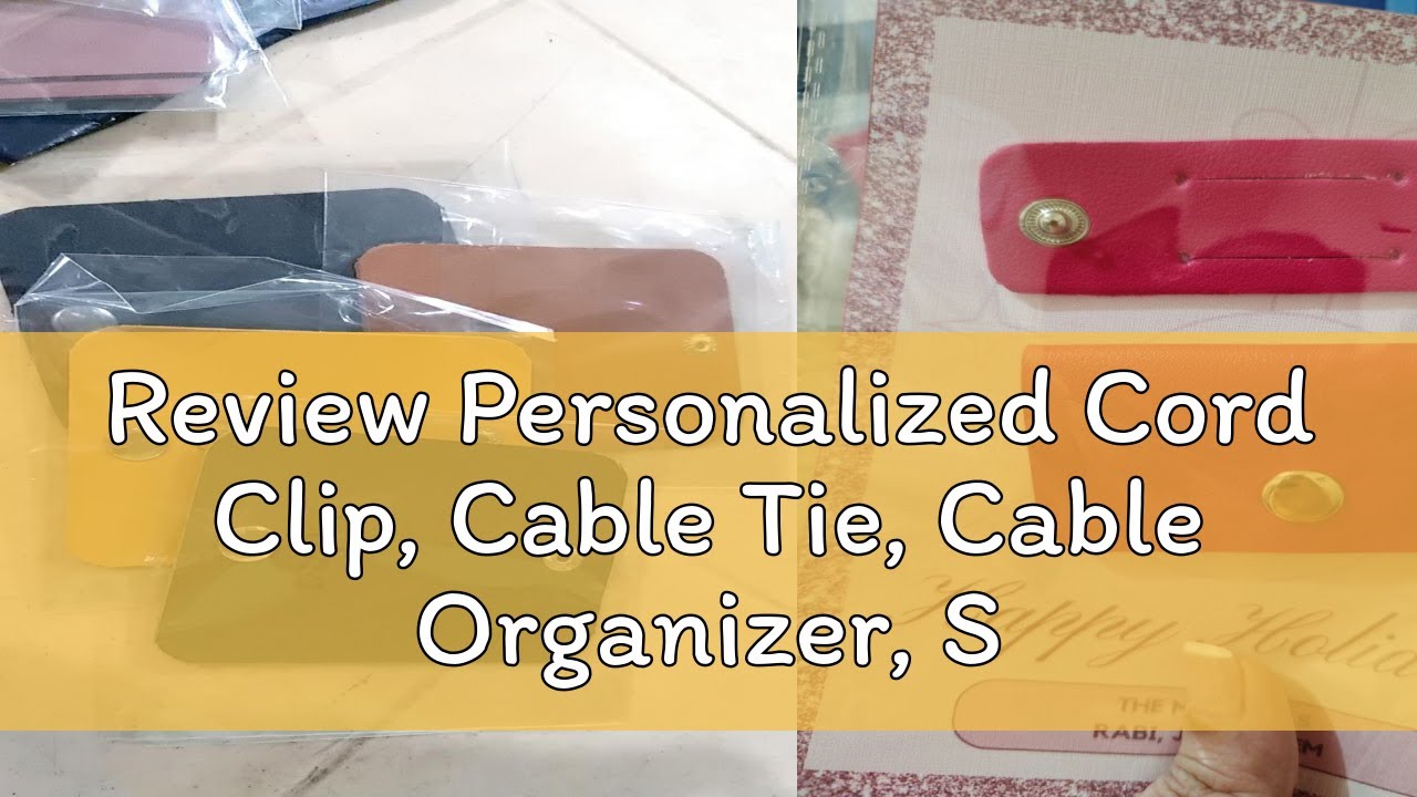 Review Personalized Cord Clip, Cable Tie, Cable Organizer, Souvenir ...