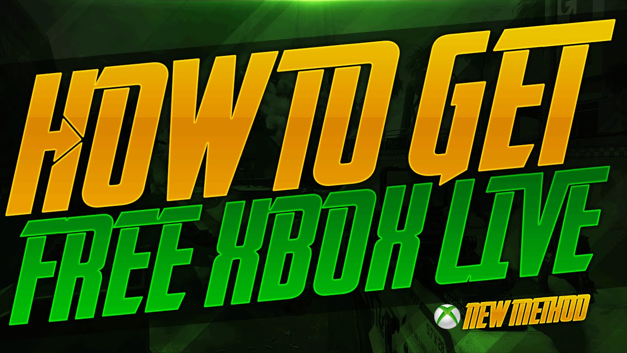 How to get FREE Xbox Live Gold "Best Method" (May 2015) - YouTube