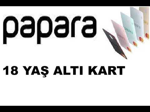 PAPARA 18 YAŞ ALTI KART