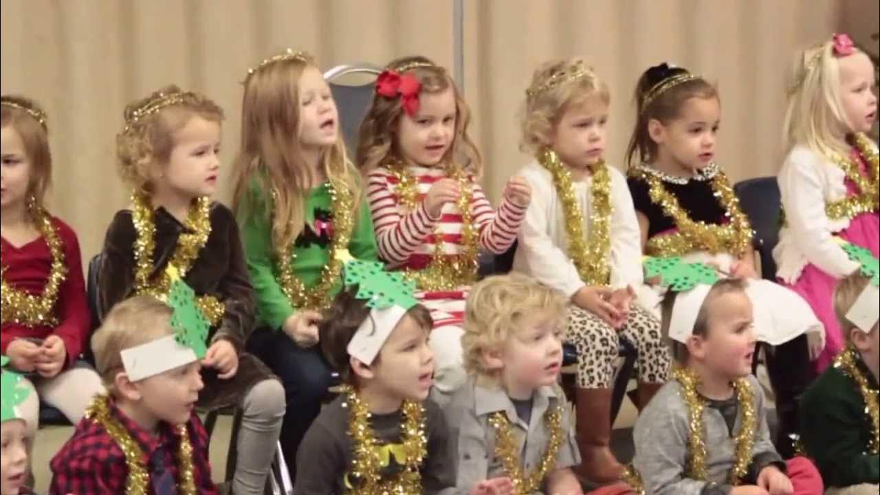Elizabeth's Christmas Preschool Program - Deck the Halls - YouTube