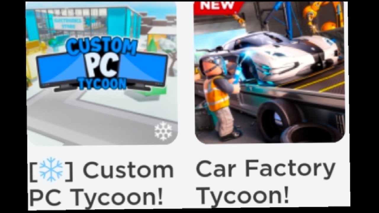 playing custom pc tycoon - YouTube