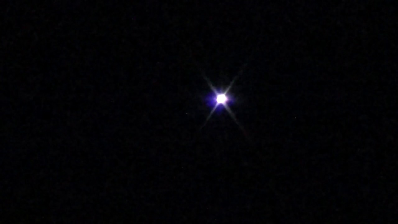 Sirius Star Captured in the night sky from Italy - YouTube