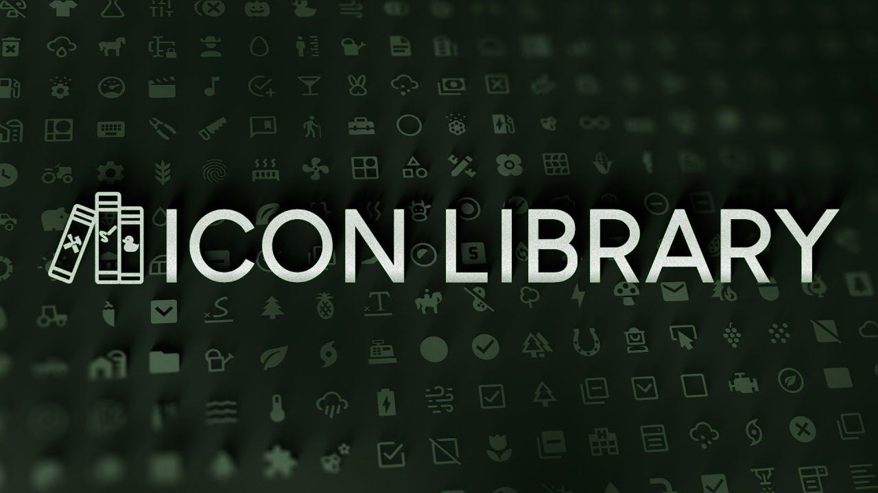 Icon Library for After Effects, Photoshop, & Illustrator - YouTube