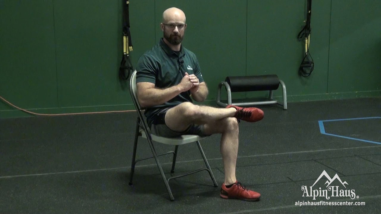 Seated Hip Stretch - YouTube