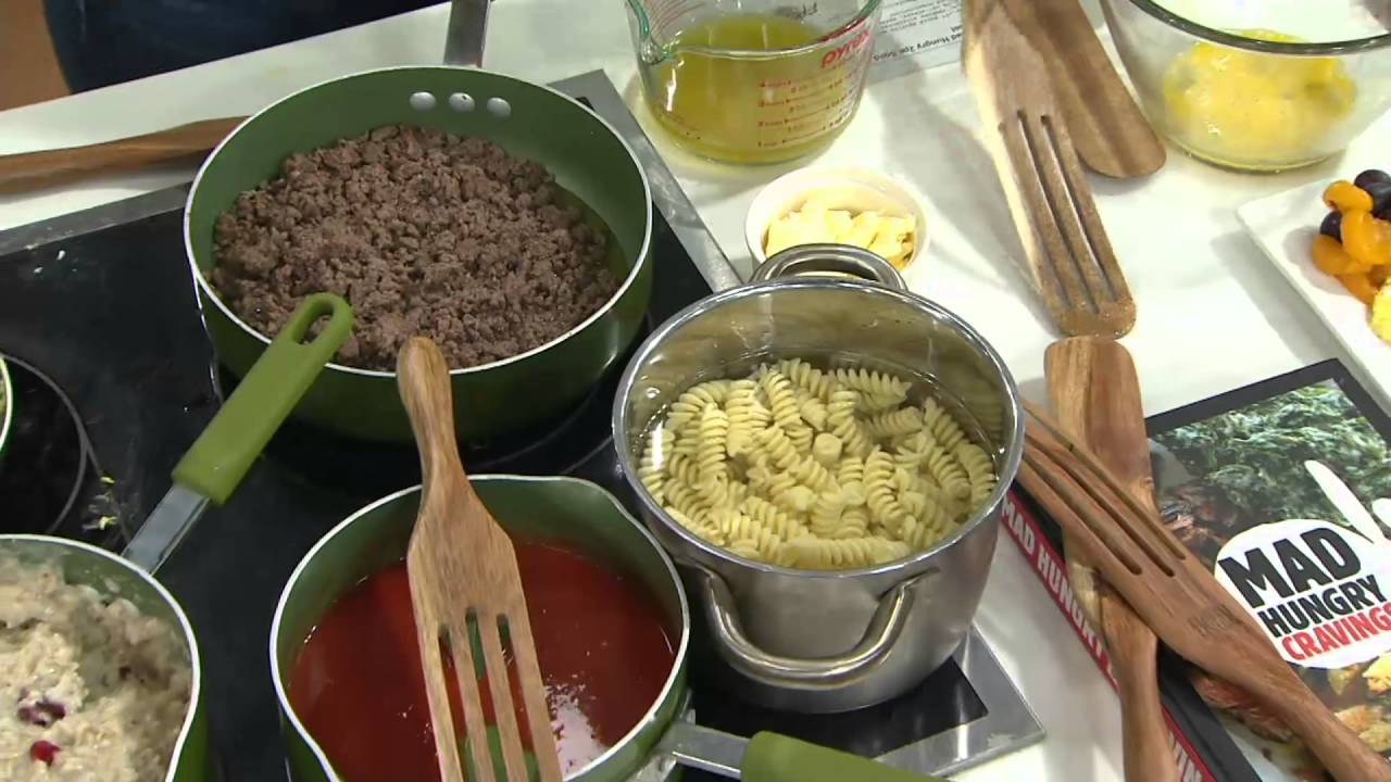 Mad Hungry 2pc Solid & Slotted Spurtle Set on QVC - YouTube