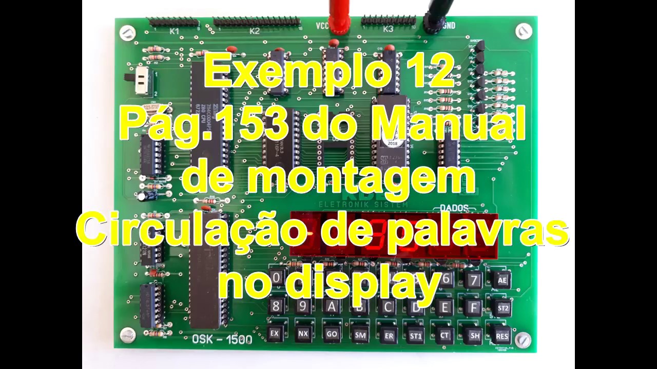 OSK-1500 Exemplo de programa 12 - Pág 153 do manual - YouTube