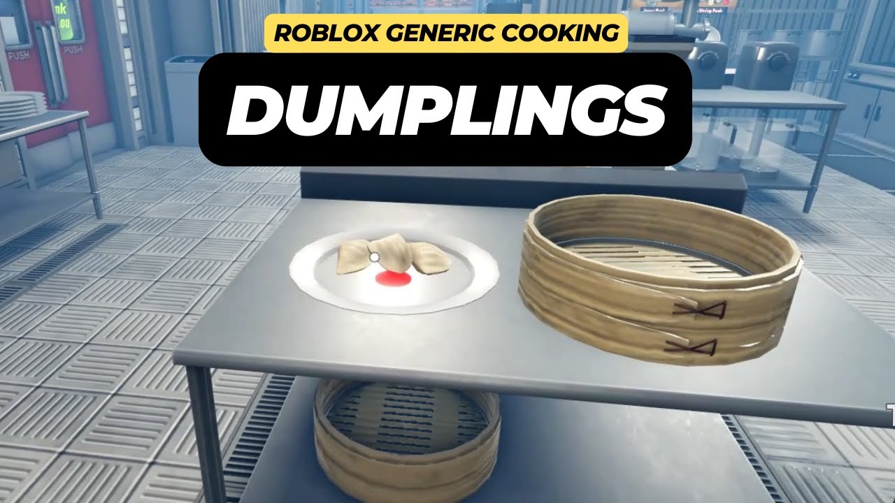 How to Make Dumplings in Roblox Generic Cooking Game - YouTube