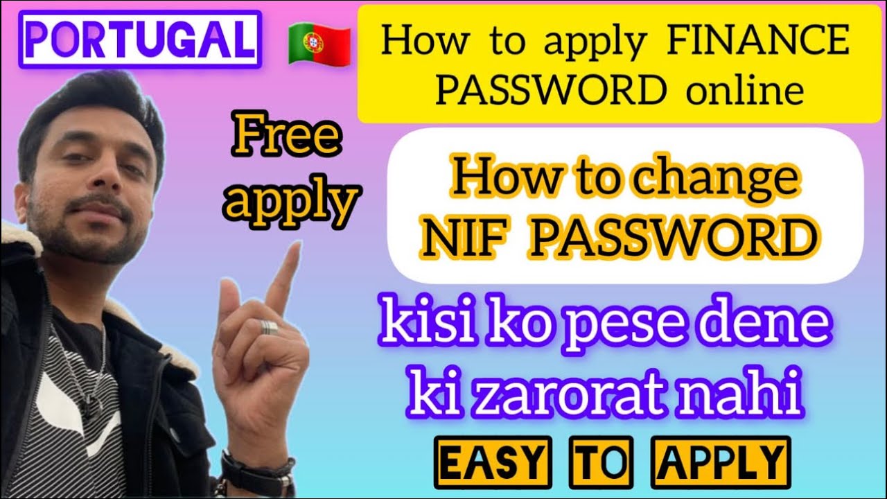 How to Apply NIF PASSWORD & Change NIF Password in Portugal 🇵🇹 - YouTube