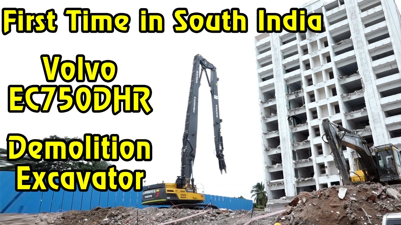 PK Unique Projects uses EC750DUHR Demolition Excavator for a landmark ...