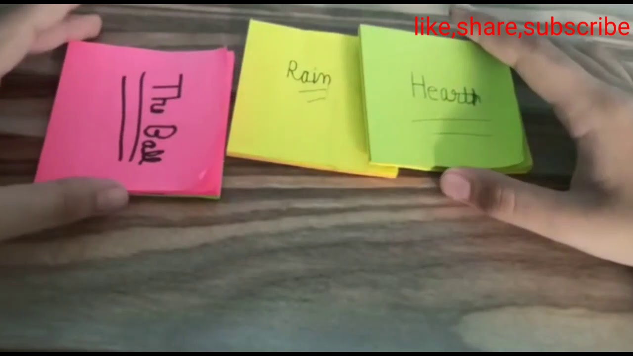 3 Flip book I made at home - YouTube