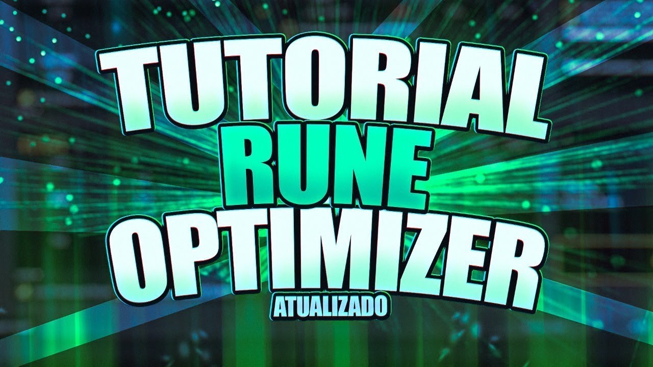 Módulo V: Tutorial do Optimizer (Parte 03) | Curso de Runas - YouTube