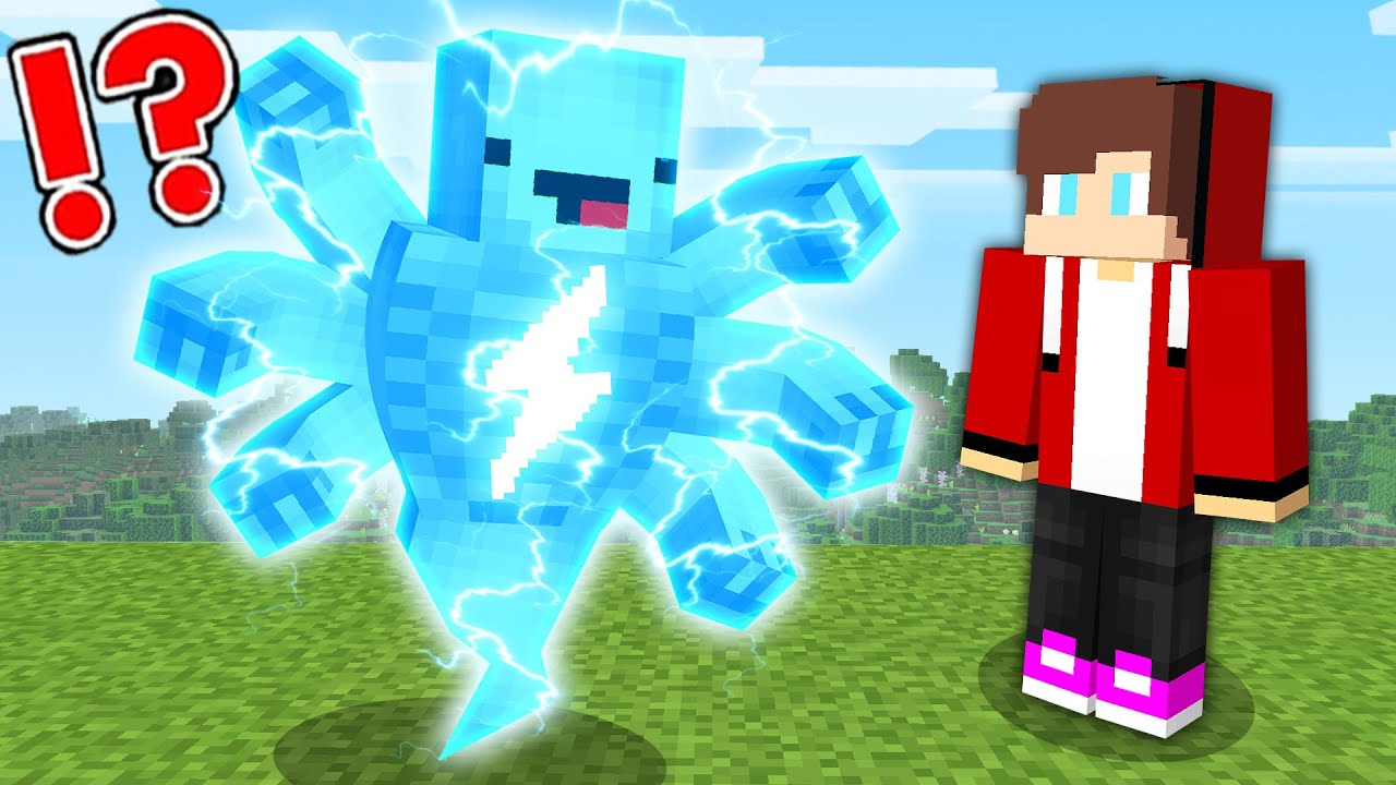 Mikey Turned into Electic Monster in Minecraft Challenge (Maizen Mazien ...