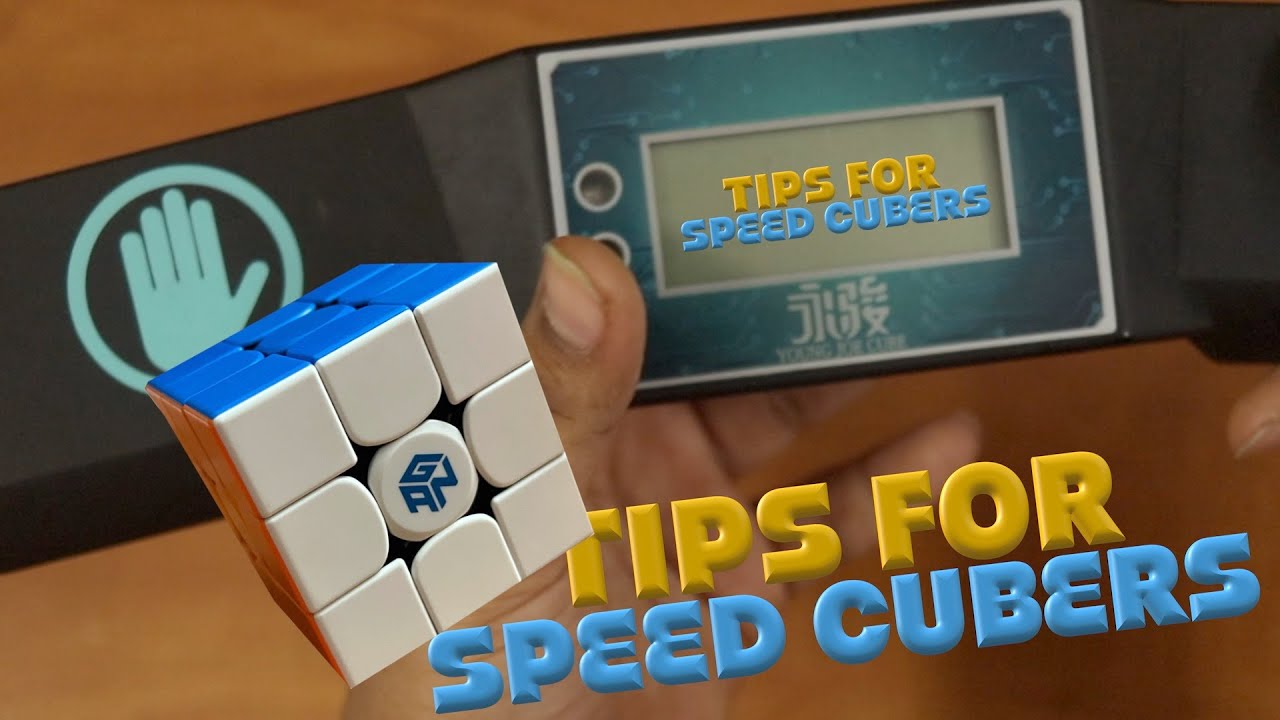 Tips for speed cubers | Speed Cubing with Sriram - YouTube
