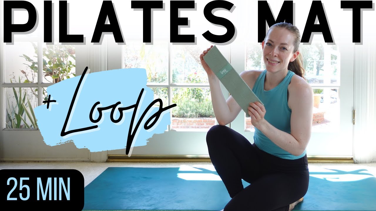 Mat Pilates + Resistance LOOP Workout | Beg / Int FULL BODY Challenge ...