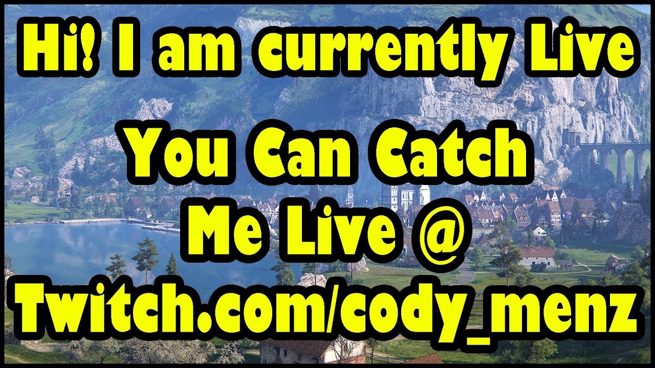 Quick Test Stream & Reminder About My Live Streams - YouTube