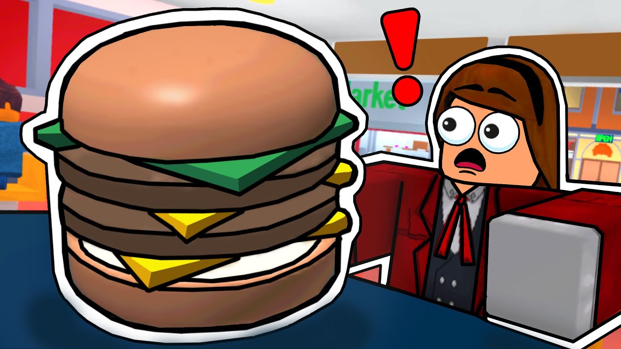The BIGGEST BURGER In ROBLOX!?! - YouTube