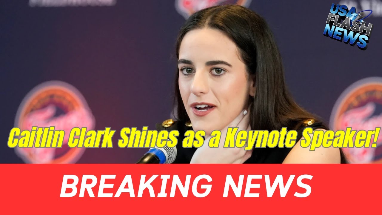 Caitlin Clark Shines as a Keynote Speaker! - YouTube