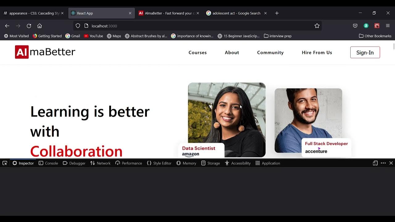 Almabetter website for practice - YouTube