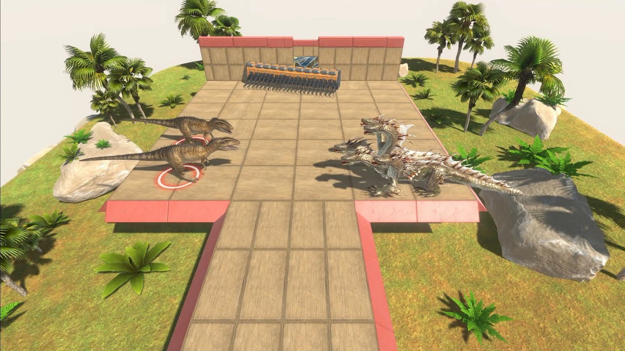 Hydra vs Dinosaurs - Animal Revolt Battle Simulator ARBS - YouTube