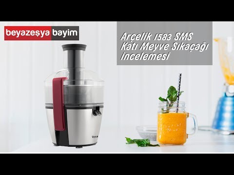 Arçelik K 1583 SMS (Katı Meyve Sıkacağı incelemesi) - Beyazesyabayim.com