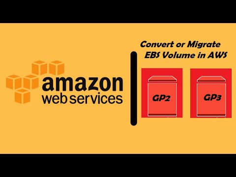 AWS EBS volume convert or migrate from GP2 to GP3 | EBS Volume change from GP2 to GP3 - YouTube
