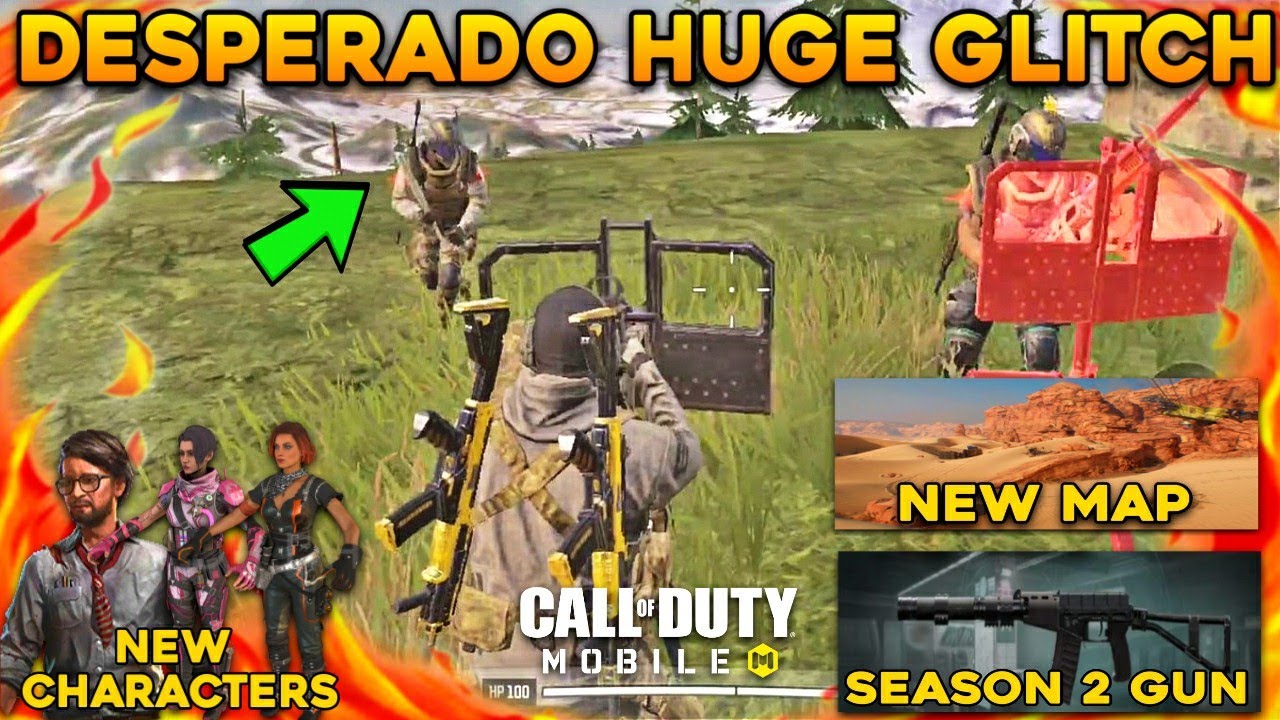 Season 2 New Leaks Cod Mobile | Desperado Glitch & Season 2 New Gun ...