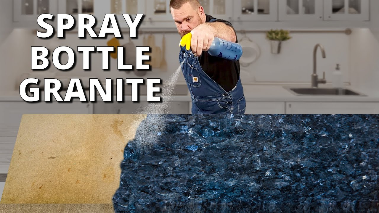 $250 Spray on Countertop Makeover, Does it Work? | Stone Coat Epoxy ...