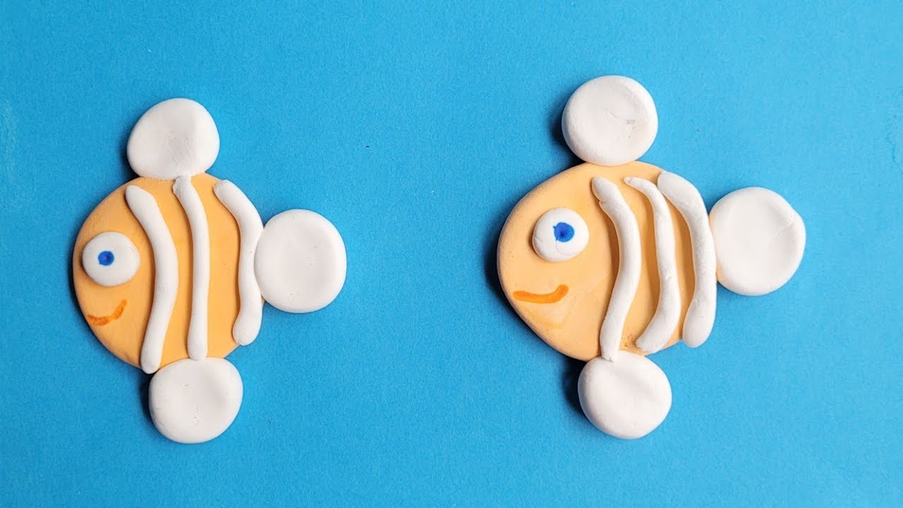 How to make a model magic fish sculpture @artmakeslifemeri - YouTube