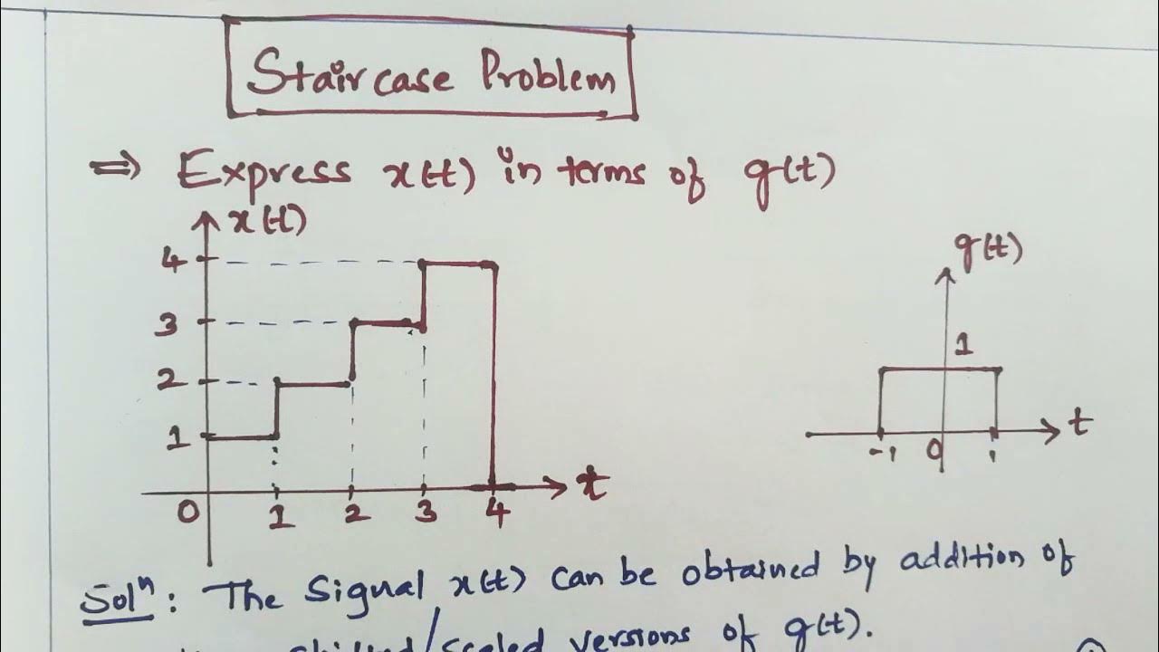 Staircase Problem: Signals & Systems - YouTube