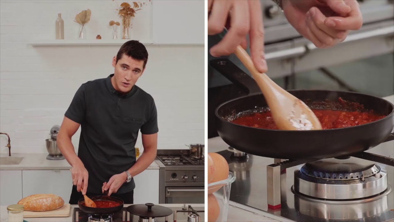 Isaac Carew's Harissa Baked Eggs - YouTube