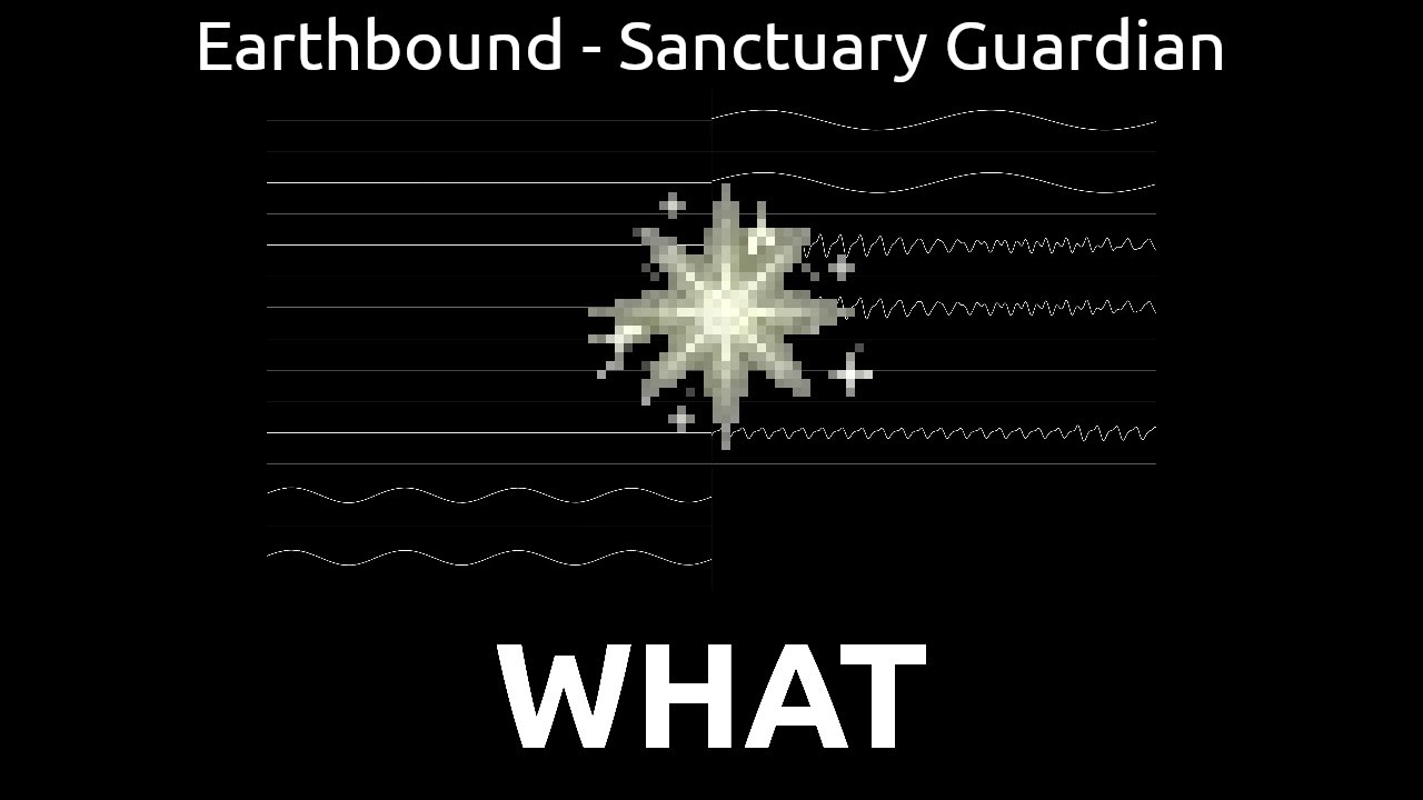 Earthbound - Sanctuary Guardian (aka WHAT)| Oscilloscope view - YouTube