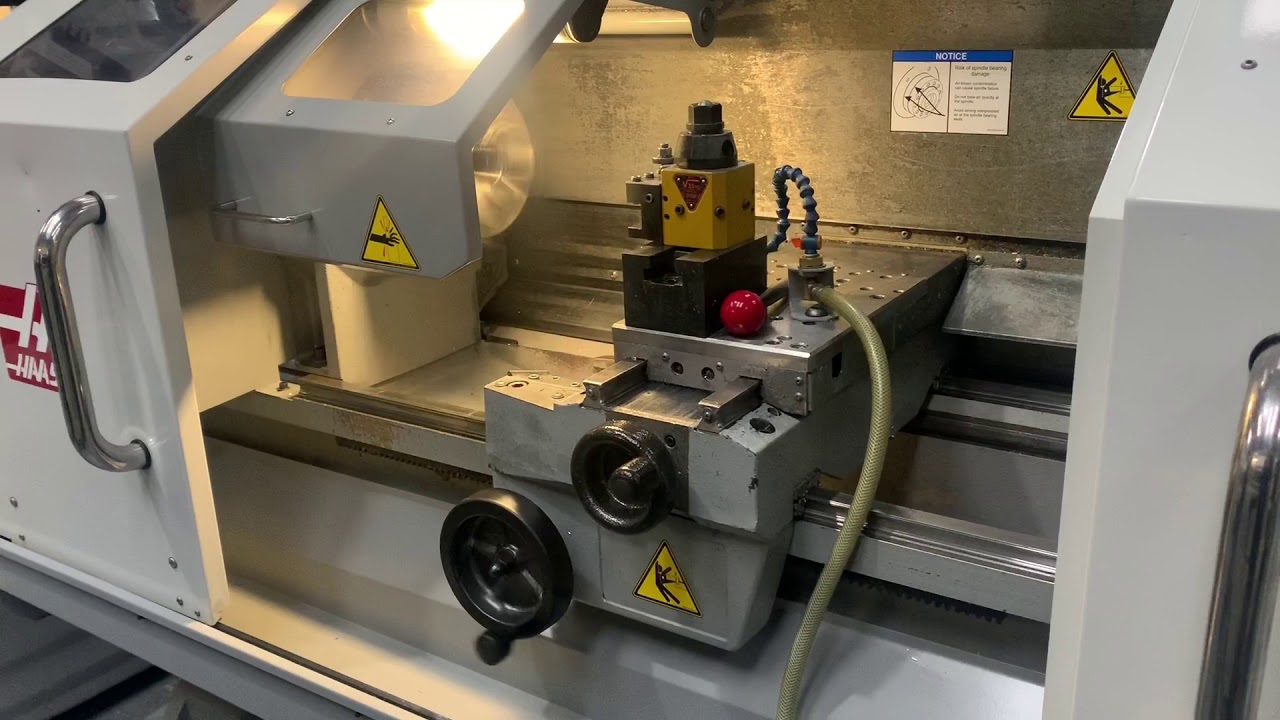 Haas TL1 Toolroom Lathe - YouTube