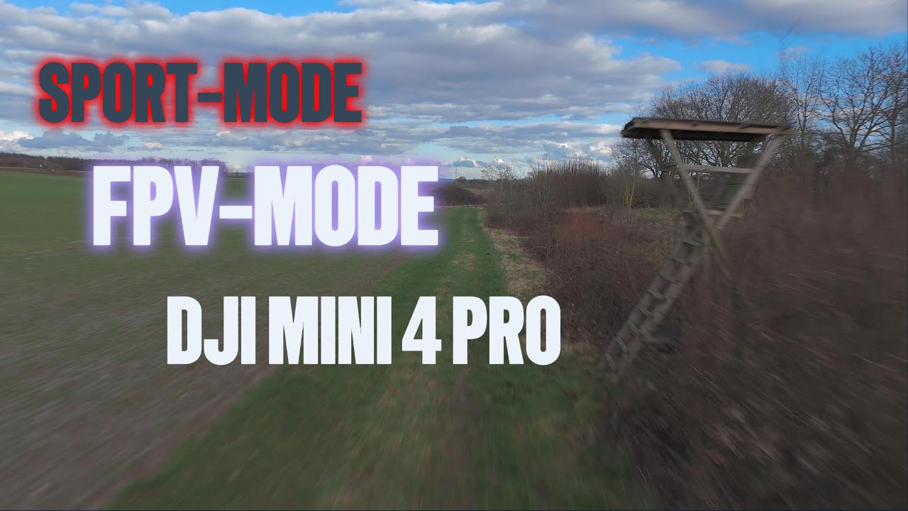 DJI Mini 4 Pro | Feld, FPV-Modus, Sport-Modus #dji #fpv - YouTube