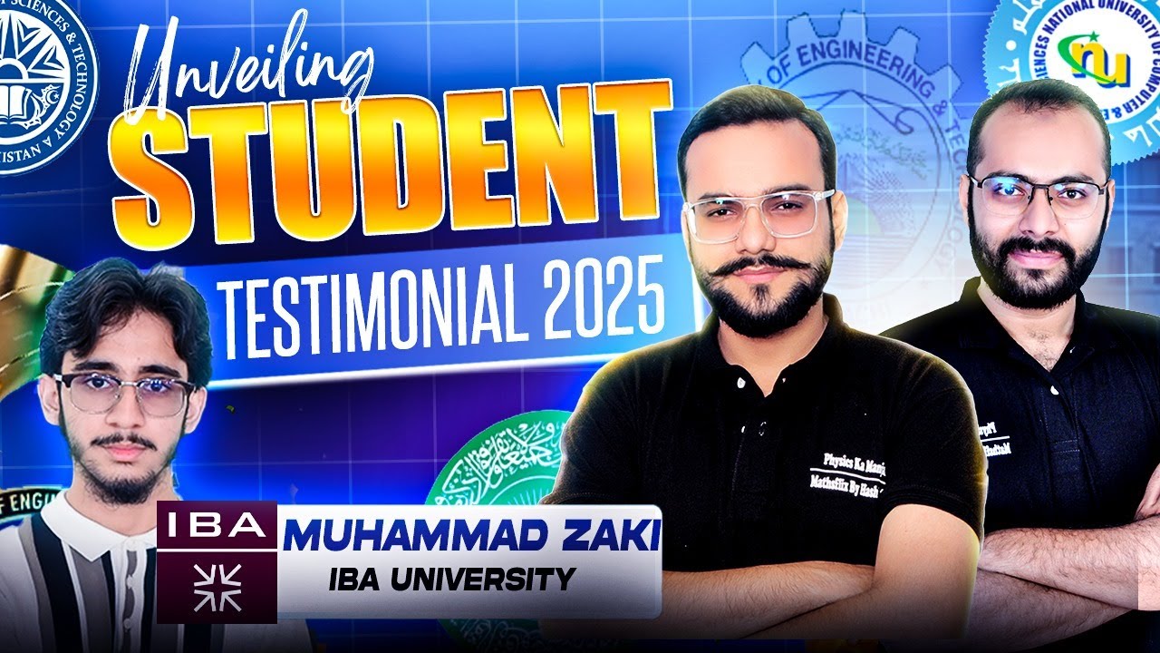 Success Story ft. Muhammad Zaki | Top Position – IBA University 2025 ...